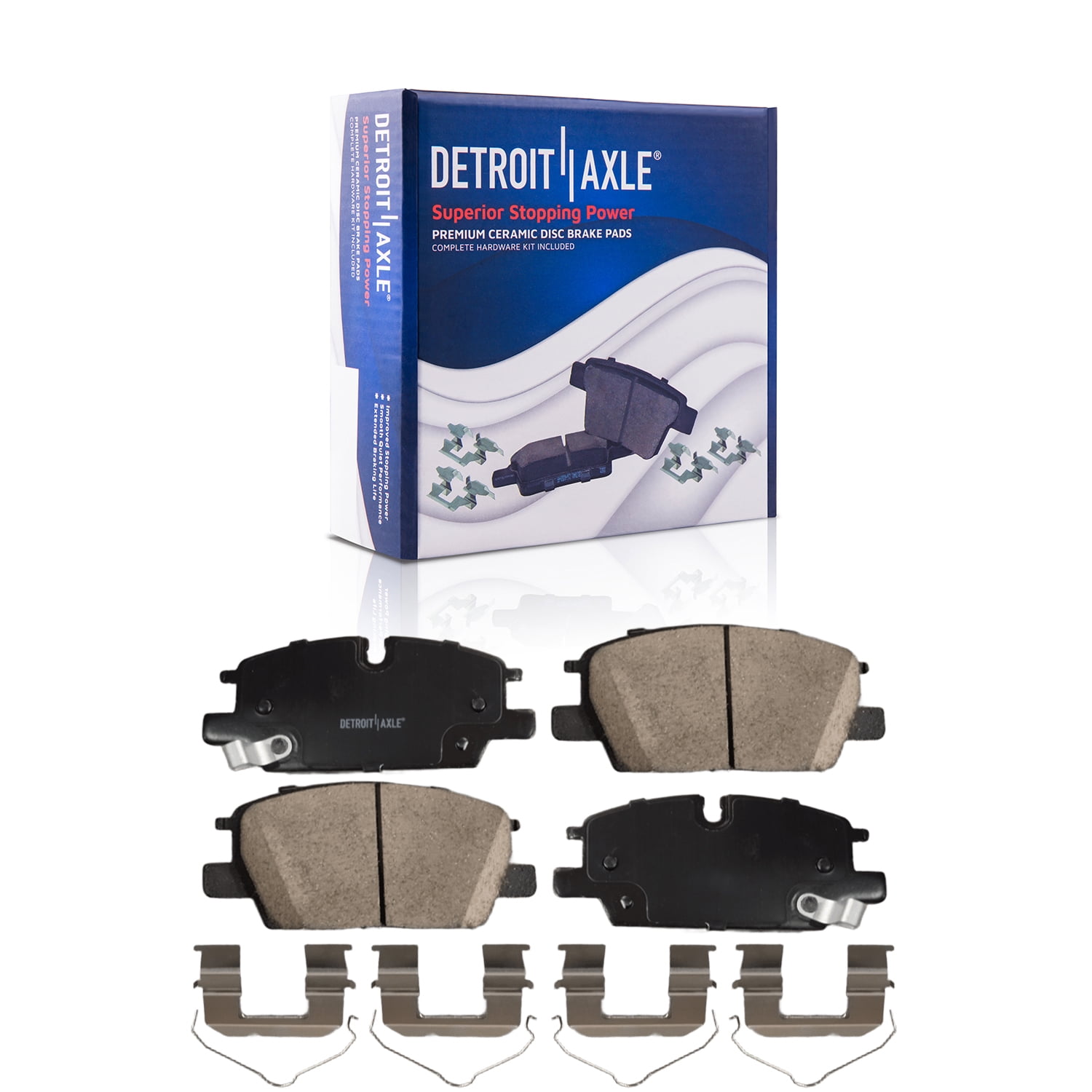 Detroit Axle - Front Brake Pads for 2021-2022 Chevy Malibu GMC Terrain ...
