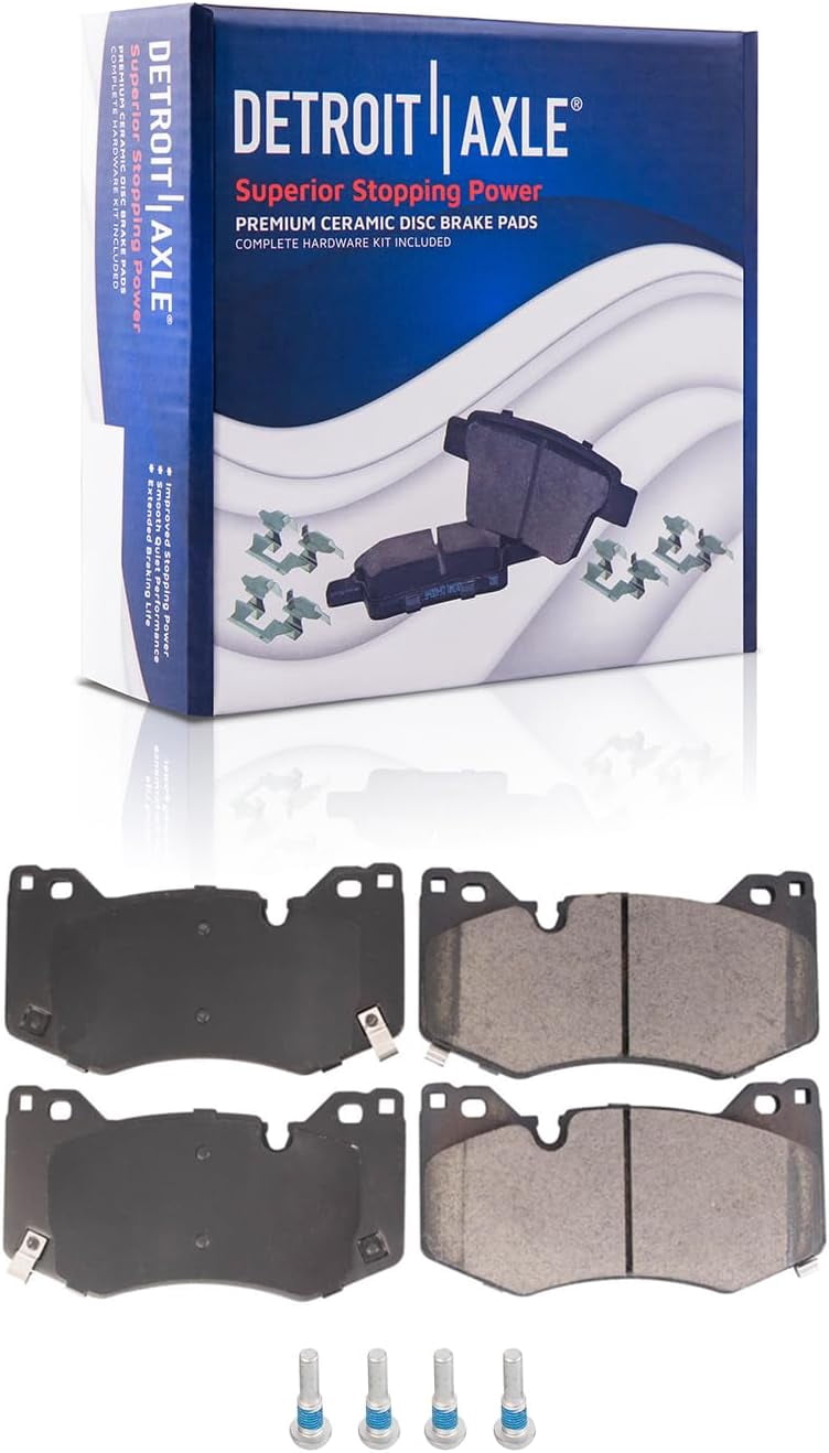 Detroit Axle - Front Brake Pads for 21-23 Chevrolet Camaro Corvette 20 ...