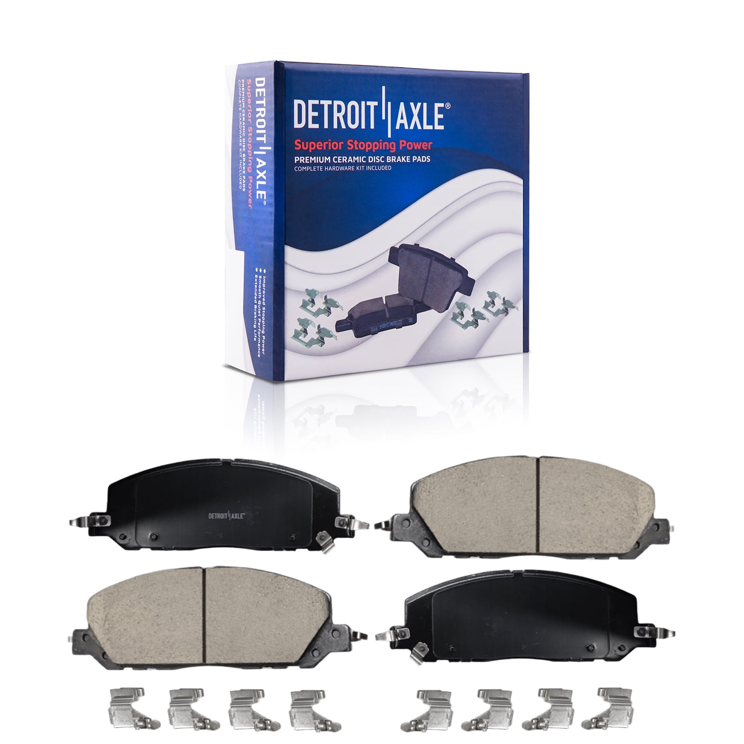 Detroit Axle - Front Brake Pads for Ford 2020-2023 Explorer Lincoln ...
