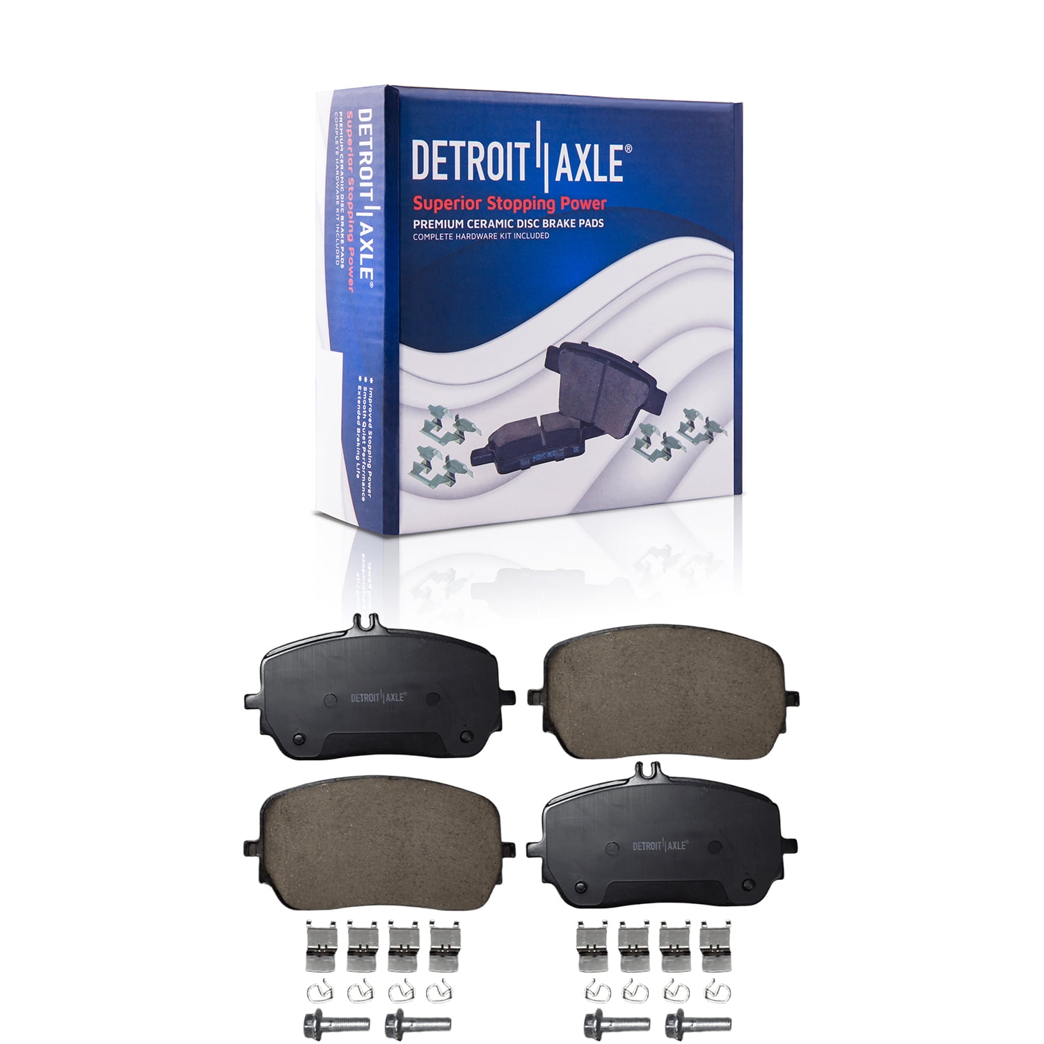 Detroit Axle - Front Brake Pads for Mercedes-Benz GLE450 GLE580 GLS450 ...