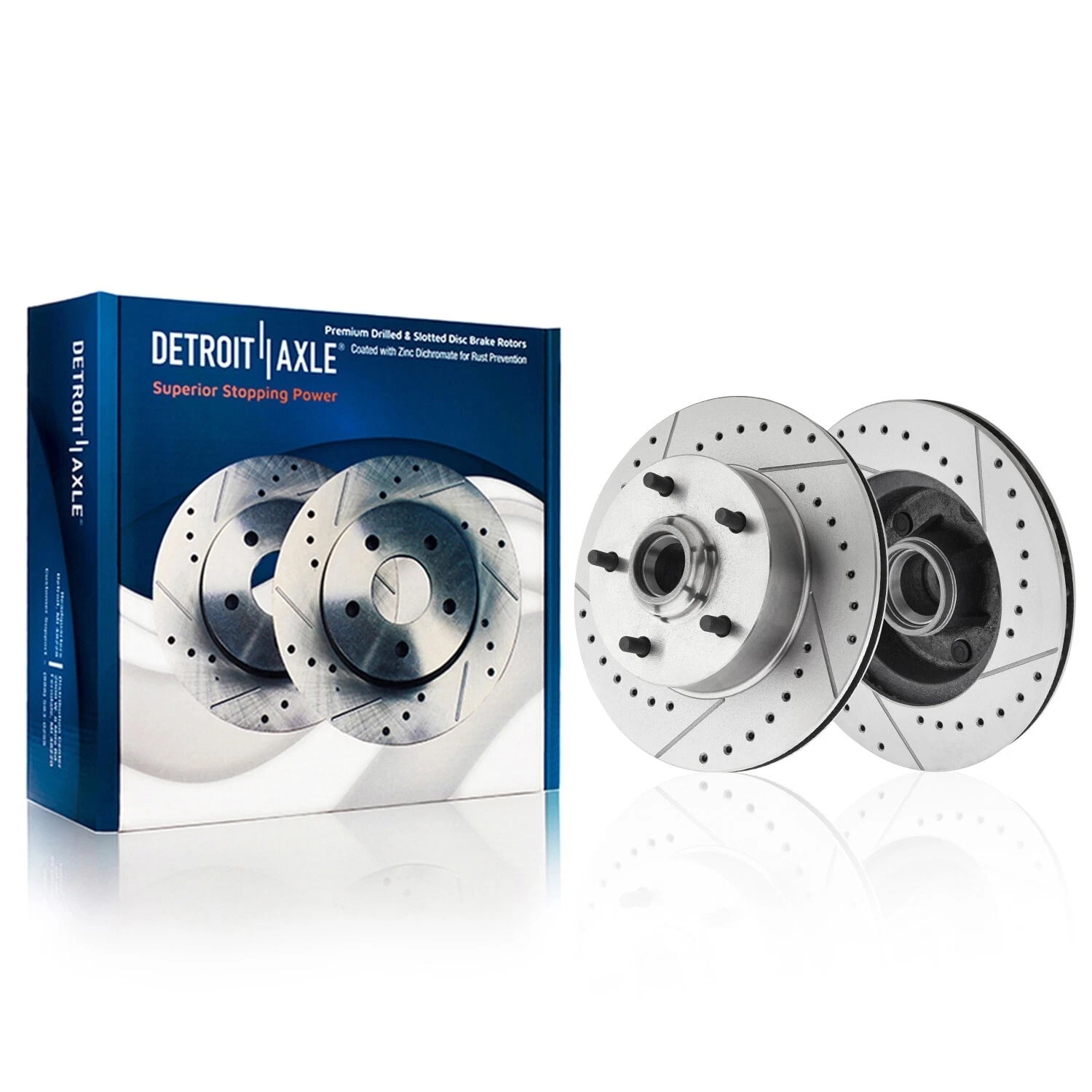 Detroit Axle - Front Brake Rotors for Chevy Camaro Chevelle Monte Carlo ...