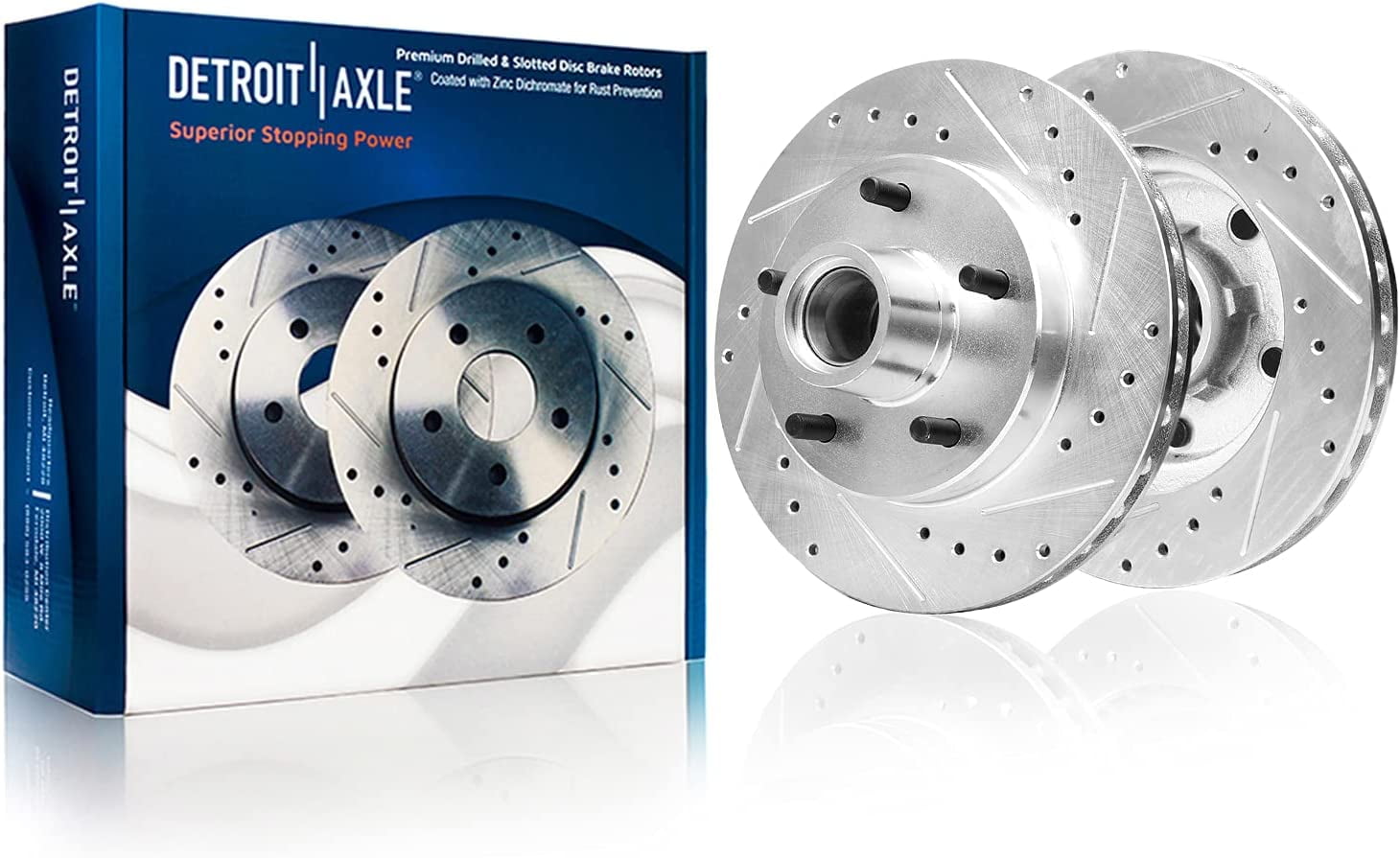 Detroit Axle - Front Brake Rotors for Chevy Camaro El Camino Malibu S10 ...