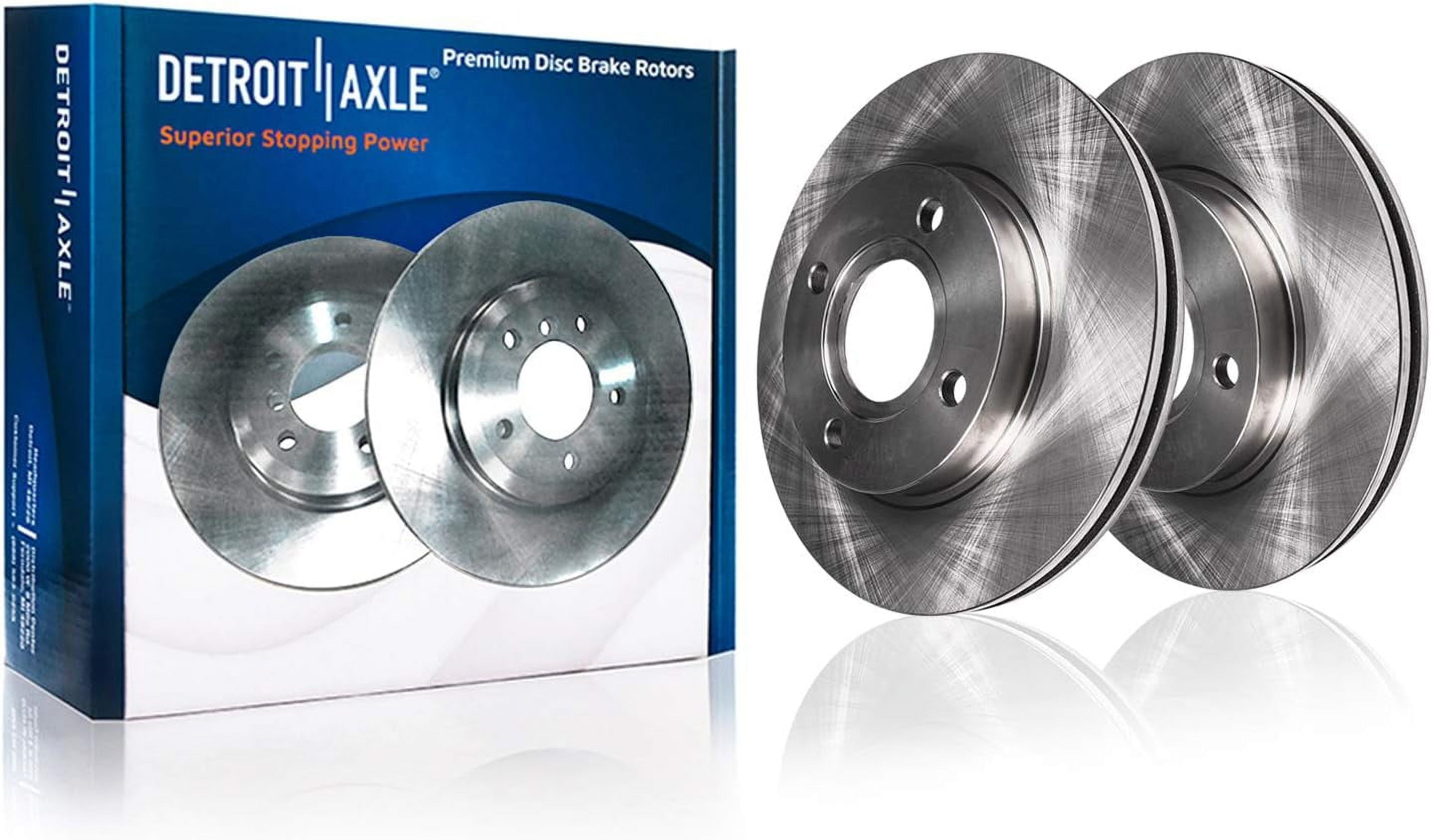 Detroit Axle - Front Brake Rotors for Nissan Versa Note March Micra ...