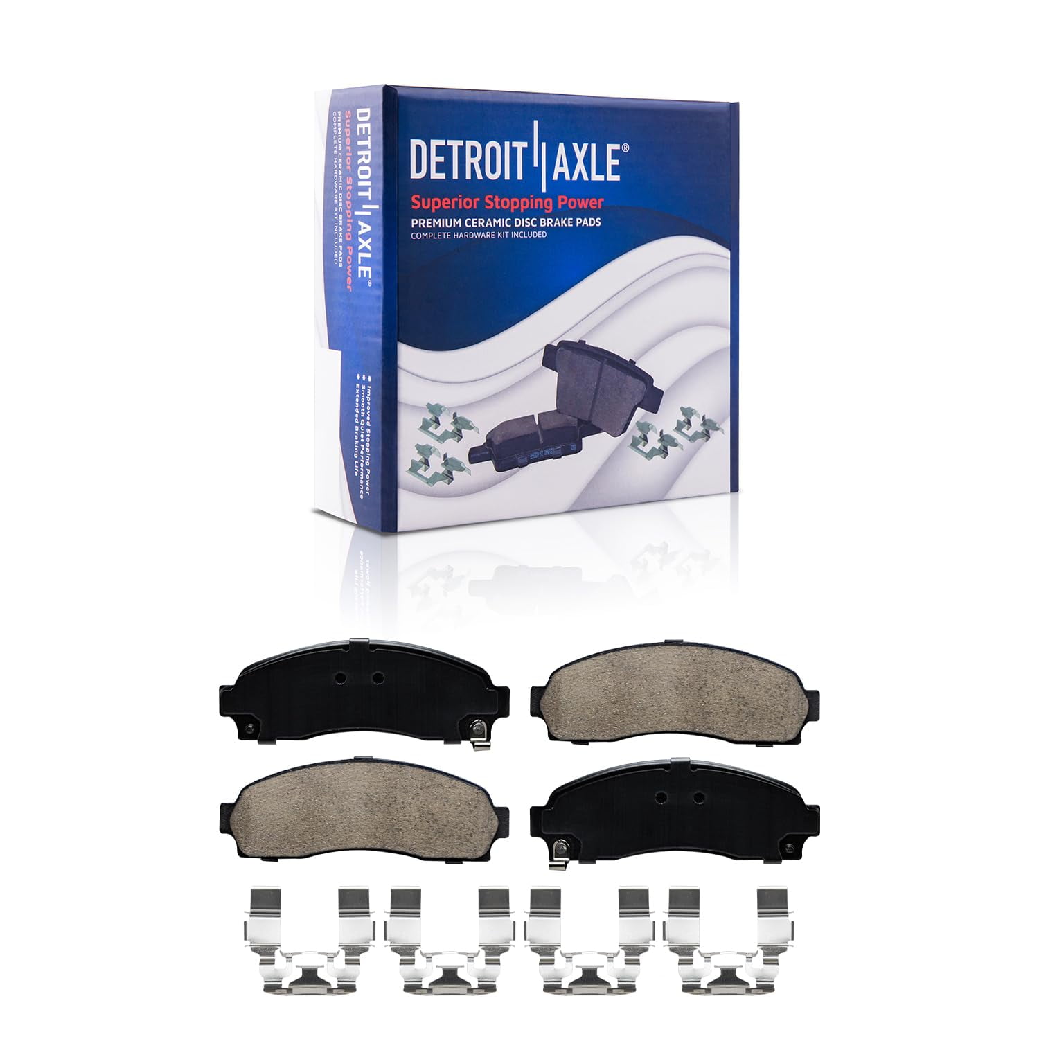 Detroit Axle - Front Brakes Brake Pads Replacement for Ford Ranger ...