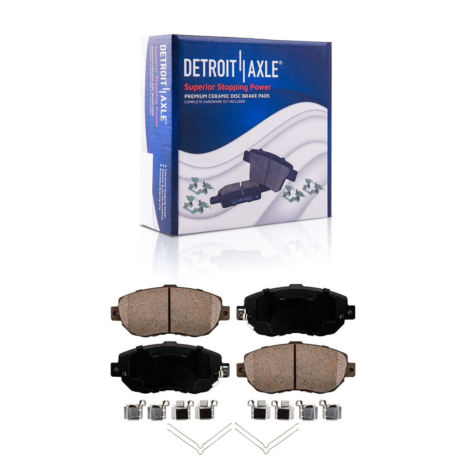 Detroit Axle - Front Brakes Brake Pads Replacement for Lexus GS300 ...