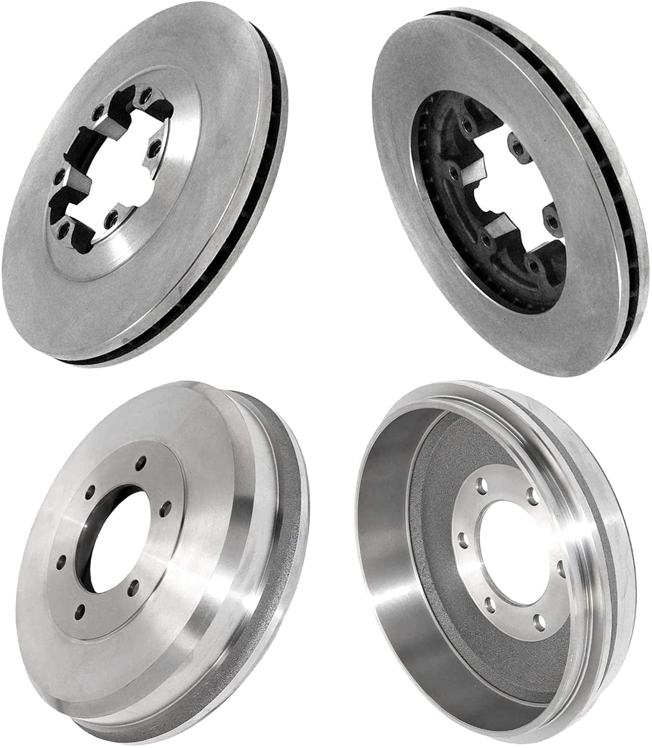 Detroit Axle - Front Brakes and Rotors Brake Rear Brake Drums ...