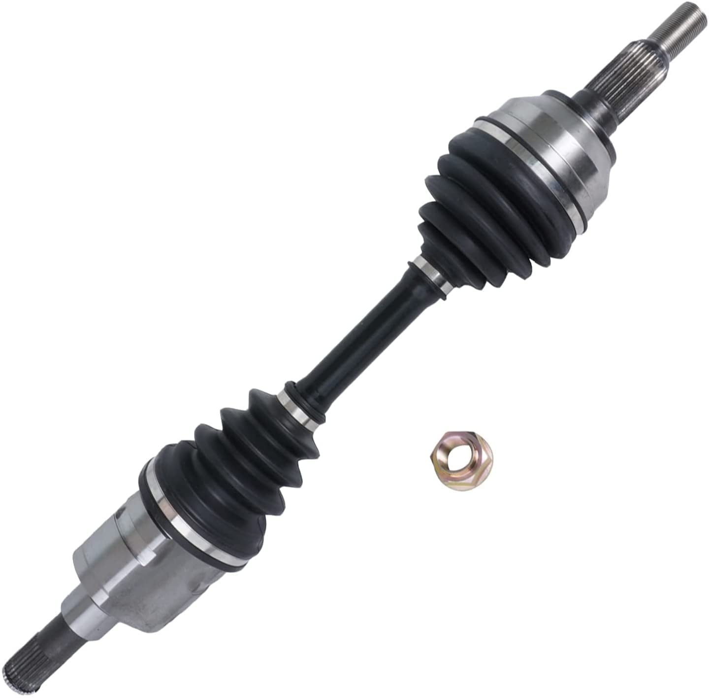 Detroit Axle - Front CV Axle for 2006-2010 Hummer H3, 09-10 H3T, CV ...