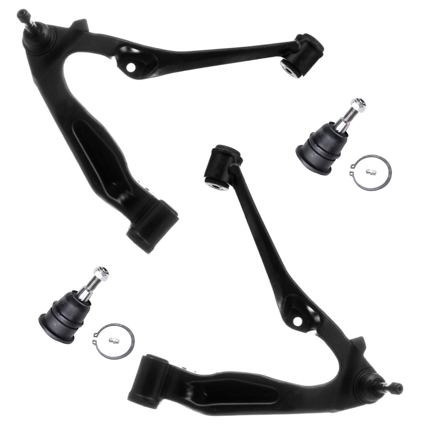 Detroit Axle - Front Control Arms Ball Joints for Chevy GMC Silverado ...