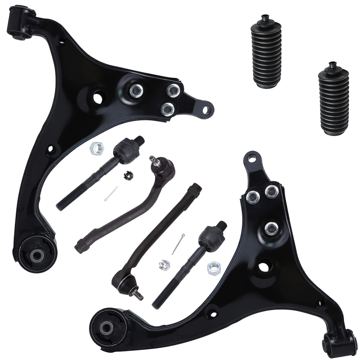 Detroit Axle - Front Control Arms Kit for 2007-2012 Hyundai Elantra ...