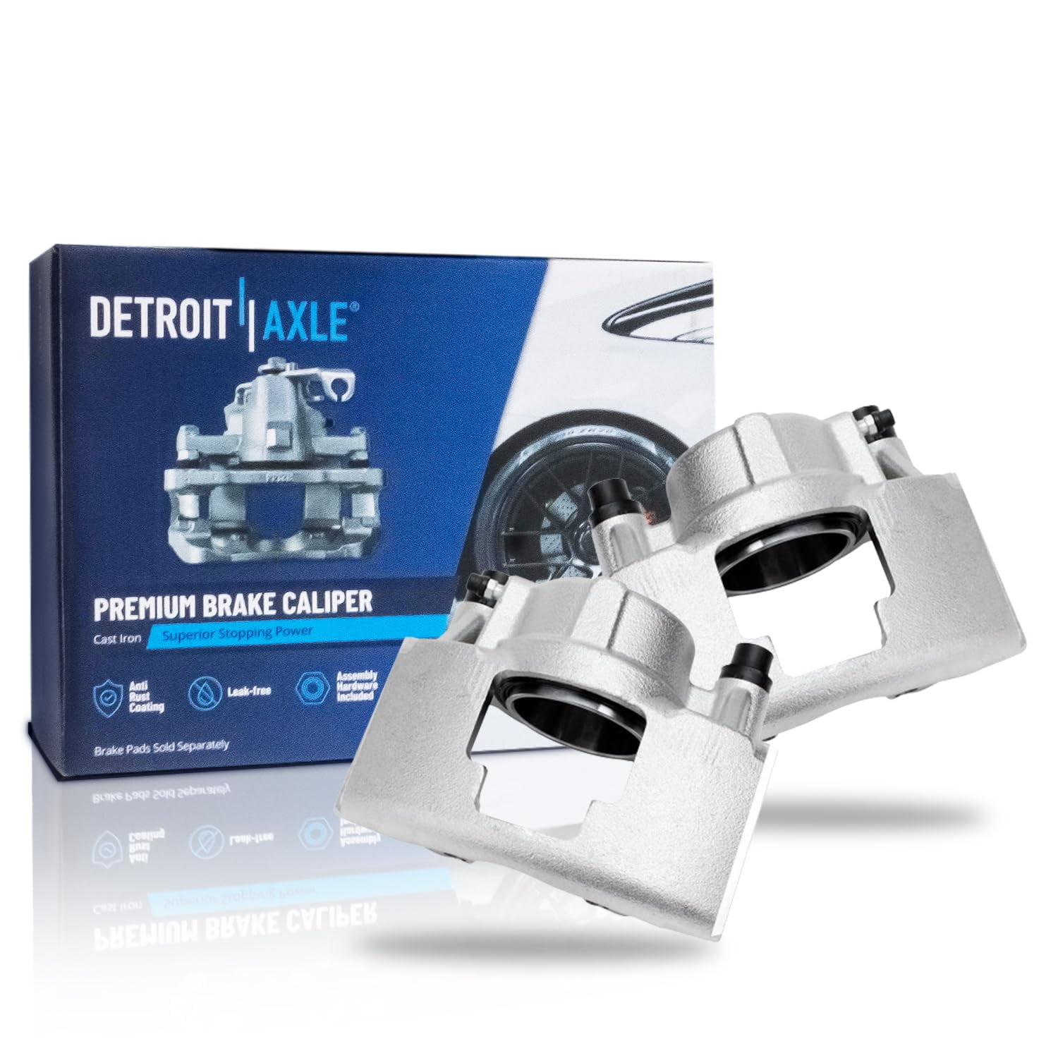 Detroit Axle - Front Disc Brake Calipers Replacement for Chevy GMC ...