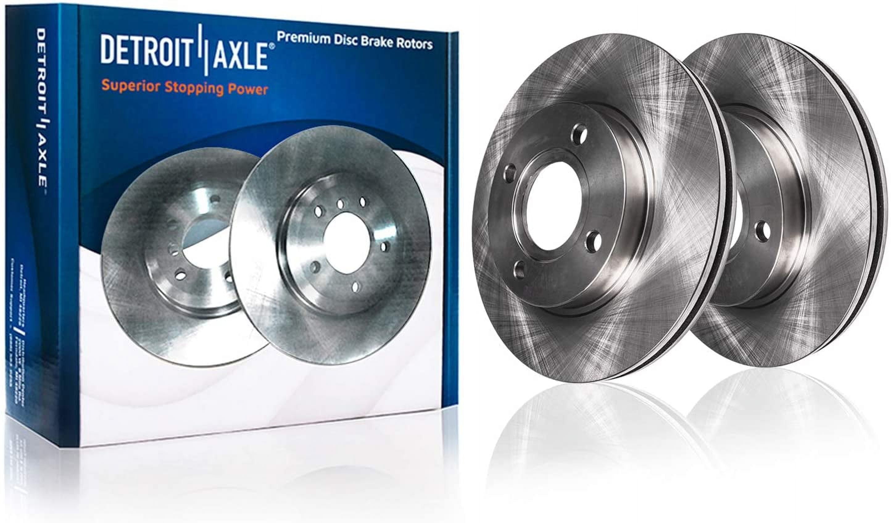 Detroit Axle - 10.08" inch Front Disc Brake Rotors Replacement for ...