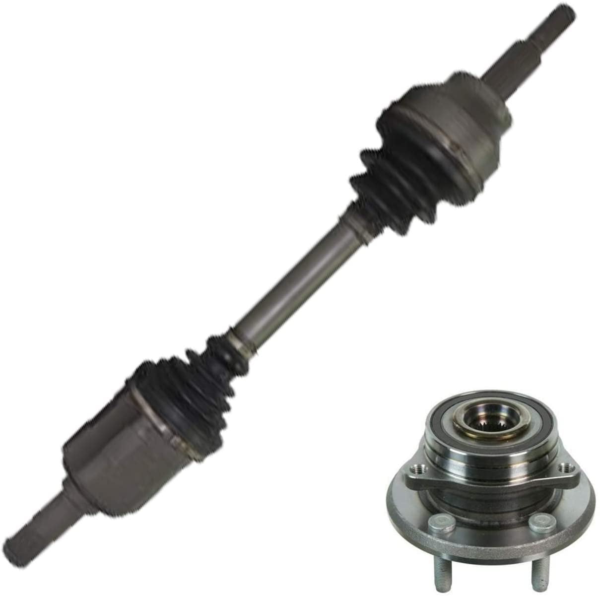 Detroit Axle - Front Left CV Axle Shaft Wheel Hub & Bearing for 2011 ...