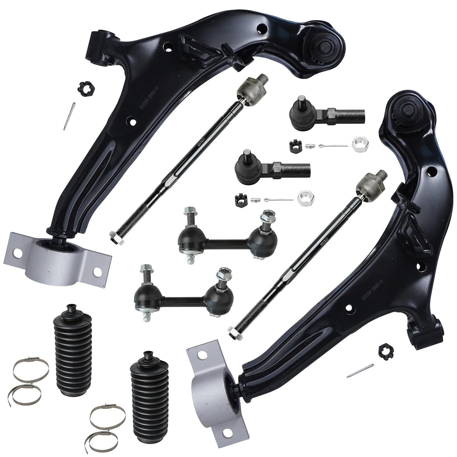 Detroit Axle - Front End 10pc Suspension Kit for 2000-2003 Nissan ...