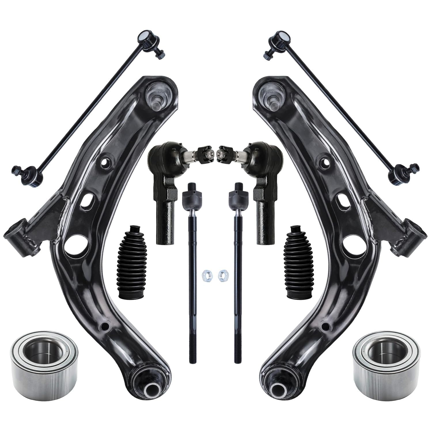 Detroit Axle - Front End 12pc Suspension Kit for 2001-2006 Mazda MPV 2002 2003 2004 2005 2 Lower ...