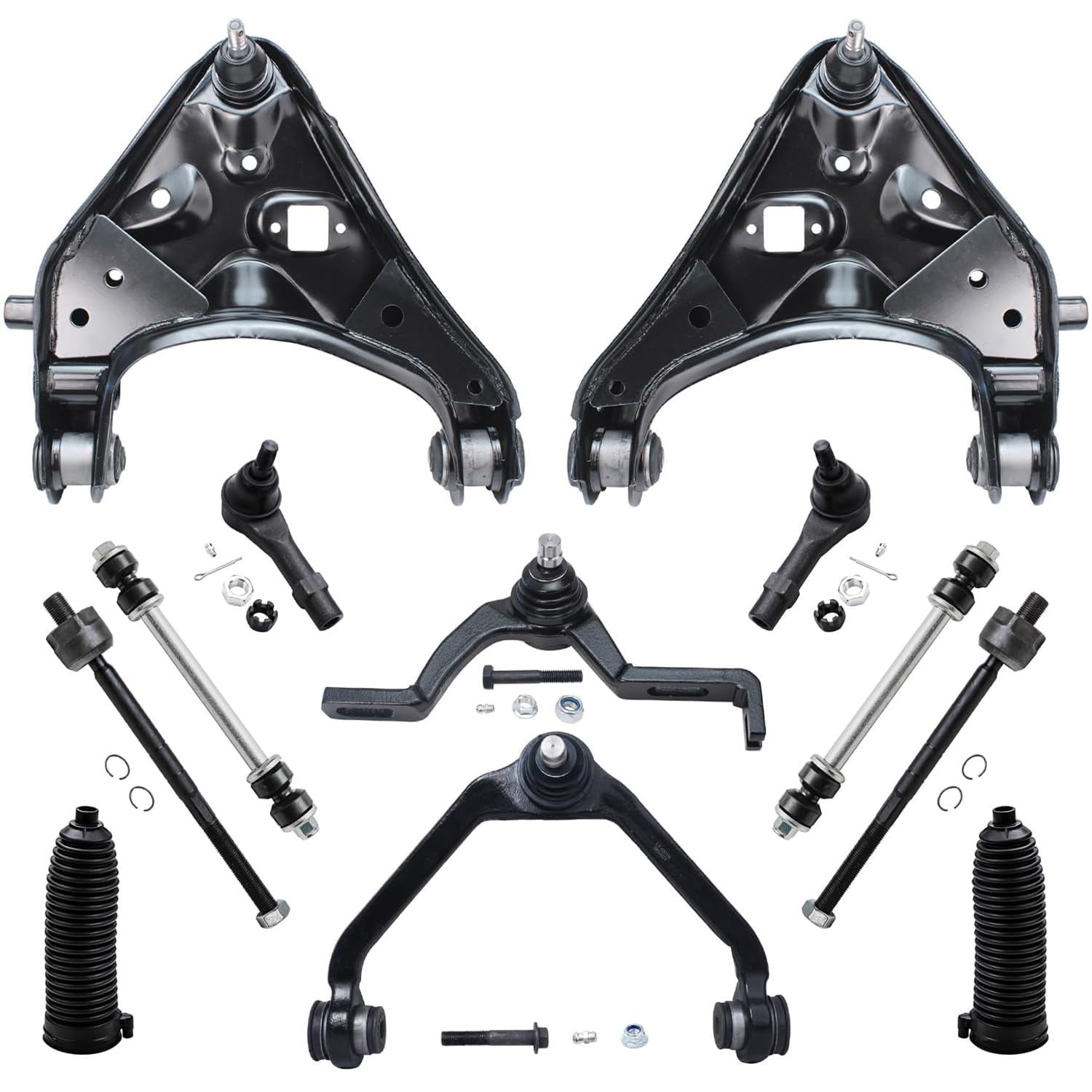 Detroit Axle - Front End 12pc Suspension Kit for Ford Explorer Ranger ...