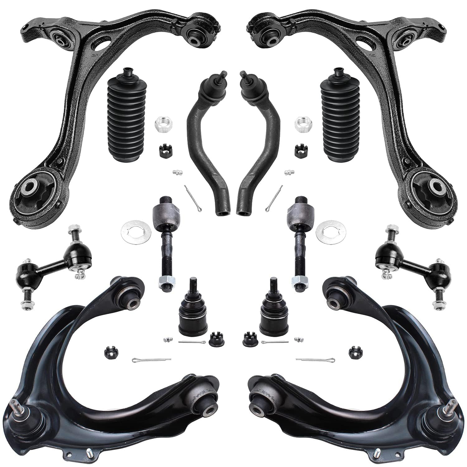 Detroit Axle - Front End 14pc Suspension Kit for 2003-2007 Honda Accord ...