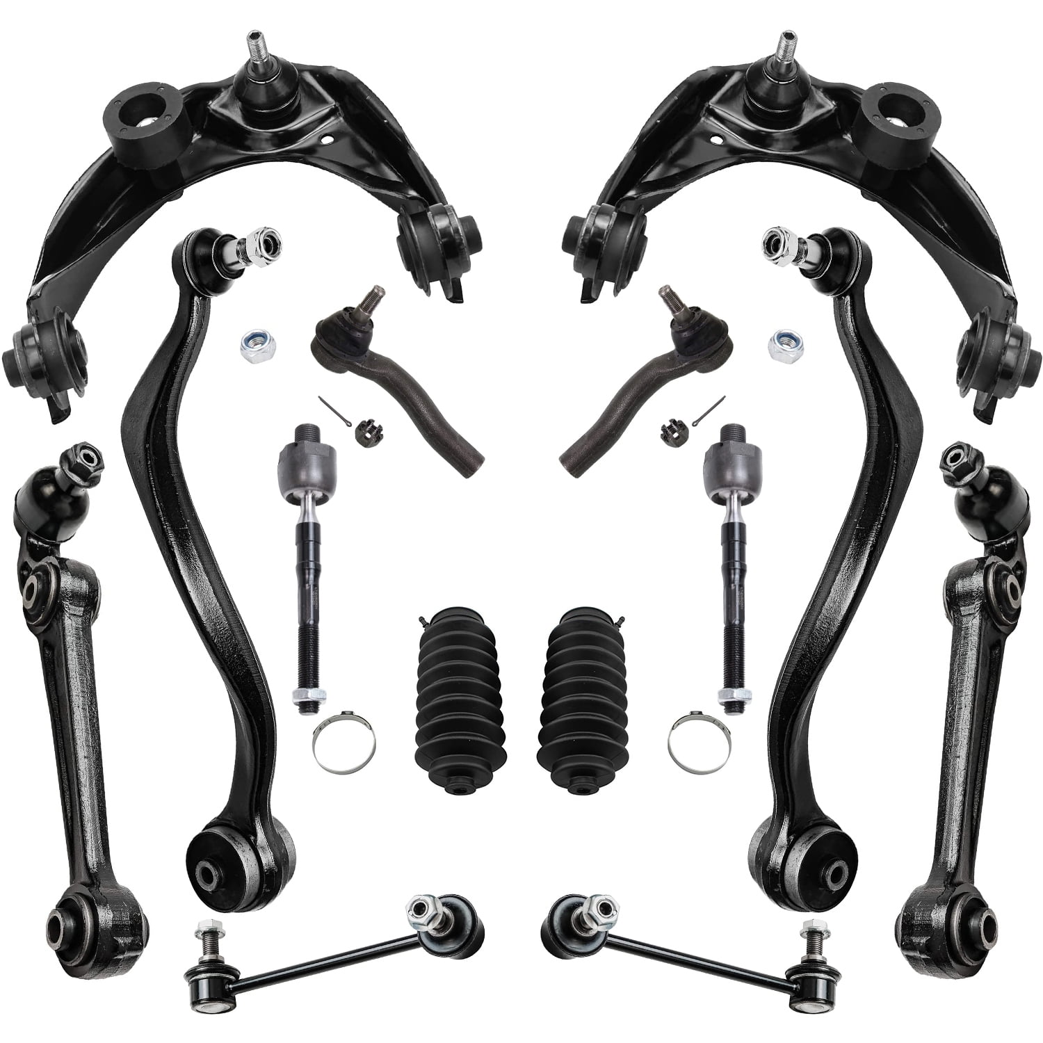 Detroit Axle - Front End 14pc Suspension Kit for Ford Fusion Lincoln ...