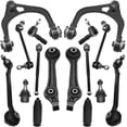 Detroit Axle - 16pc RWD Front Control Arms, Suspension Kit for Chrysler ...
