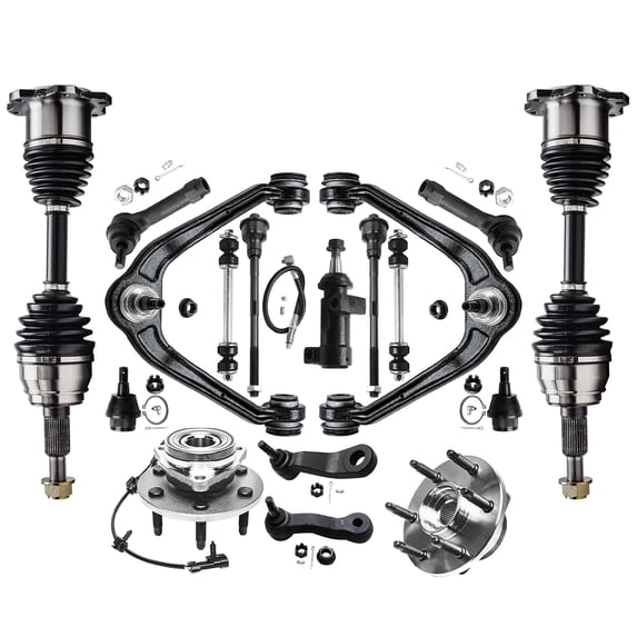 Detroit Axle 17pc Front End Kit for 1999-2006 Chevy GMC - Automotive ...