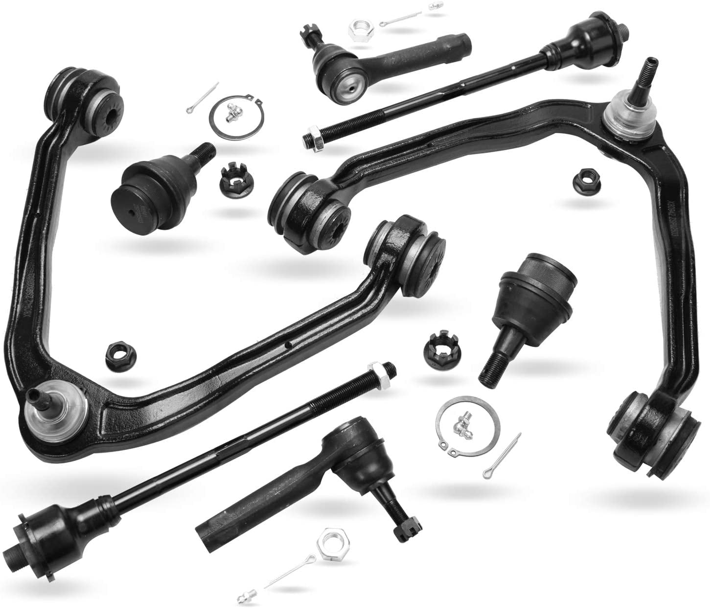 Detroit Axle - Front End 8pc Suspension Kit for Chevy GMC Silverado ...