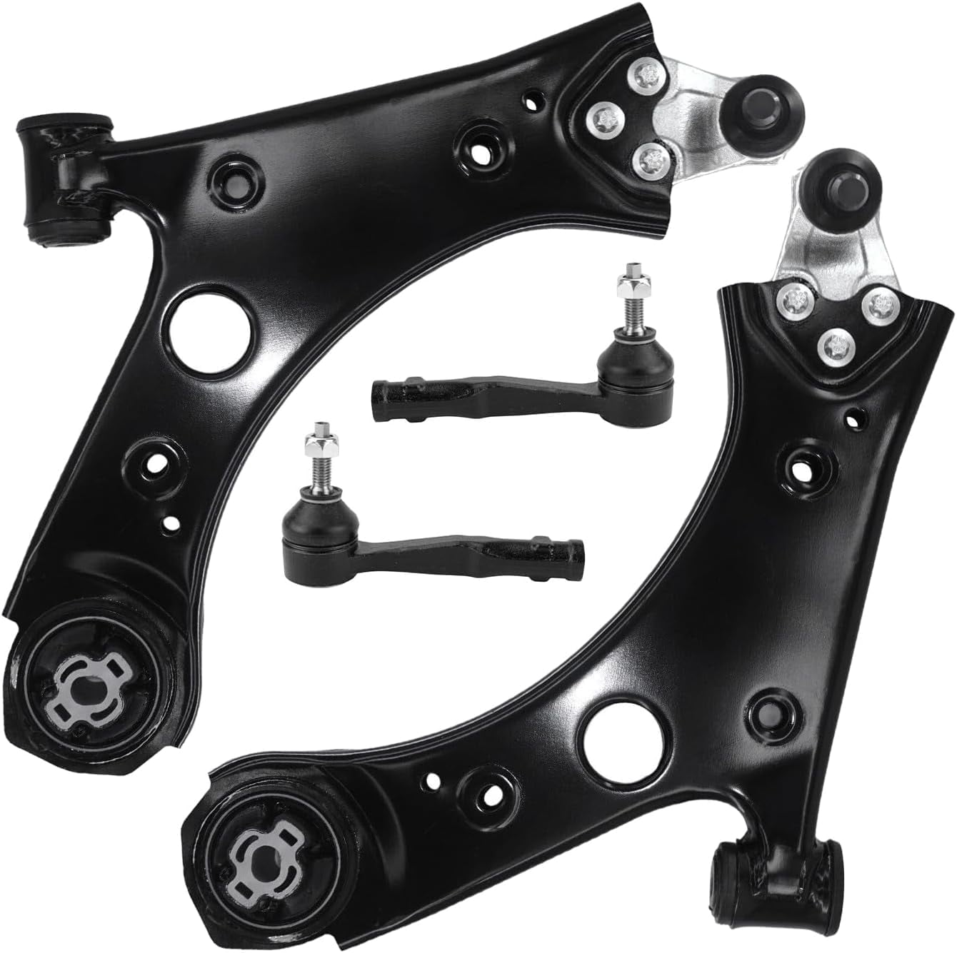 Detroit Axle - Front Lower Control Arms Kit for 2017-2022 Jeep Compass ...