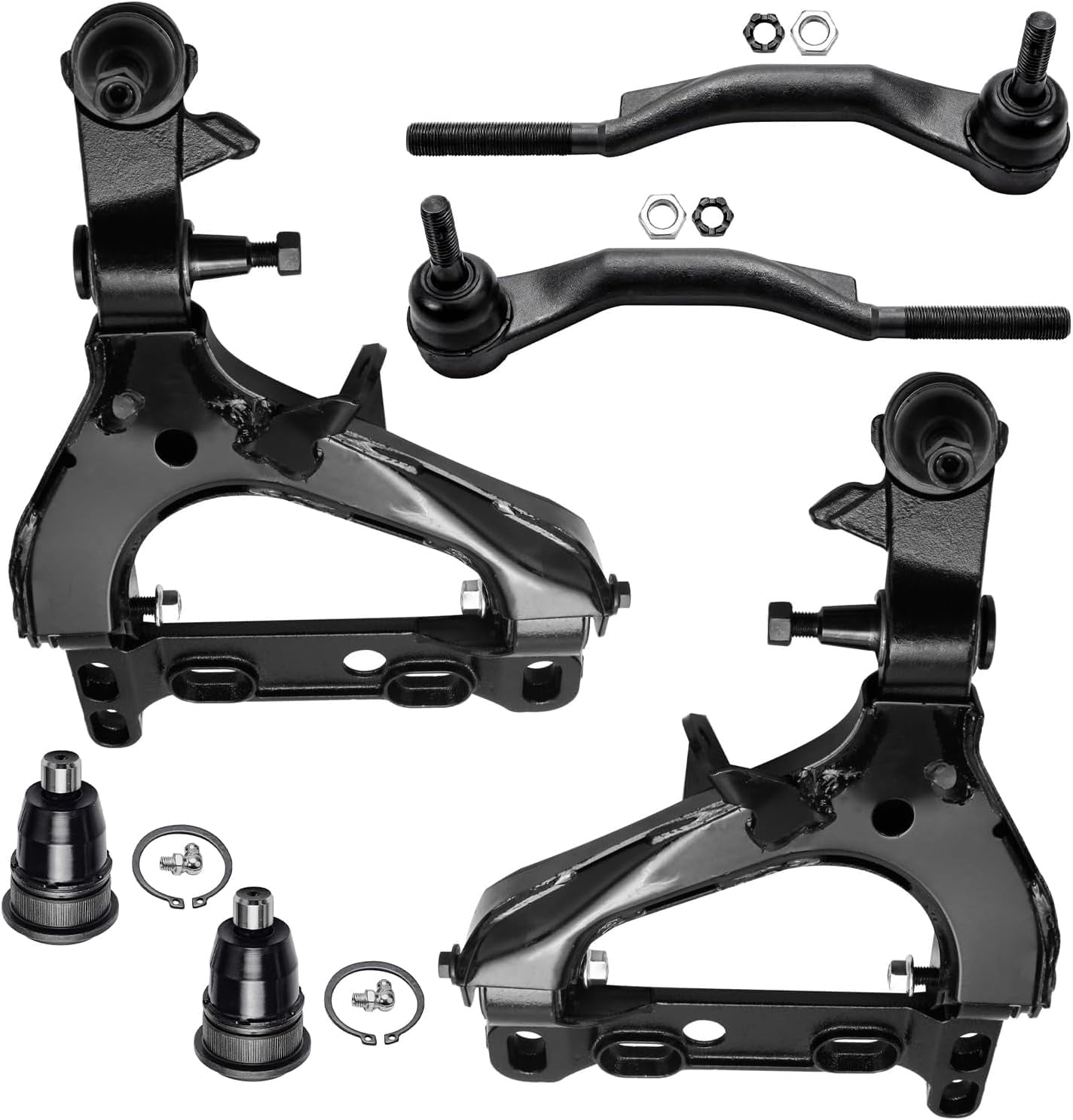Detroit Axle - Front End Suspension Kit for Chevy Trailblazer EXT GMC ...