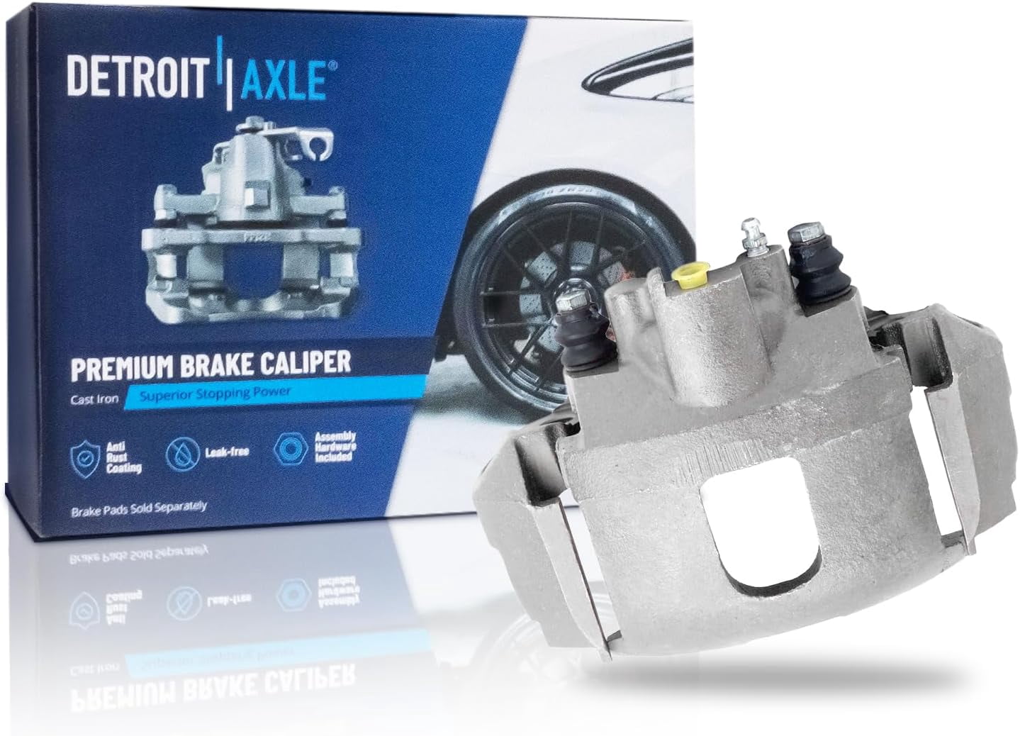 Detroit Axle - Front Left Brake Caliper for Chrysler Lebaron Dodge ...