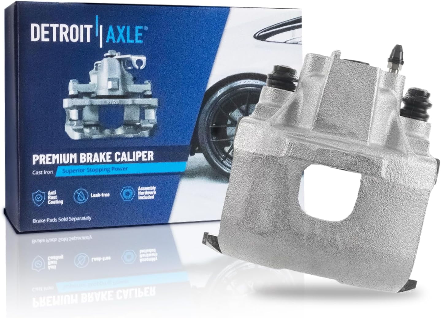Detroit Axle - Front Left Brake Caliper for Chrysler Town & Country ...
