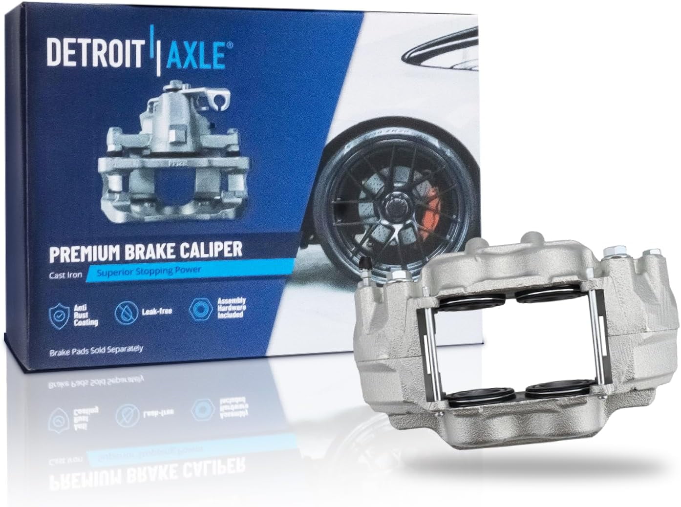 Detroit Axle - Front Left Brake Caliper for 2003-2005 Toyota 4Runner ...
