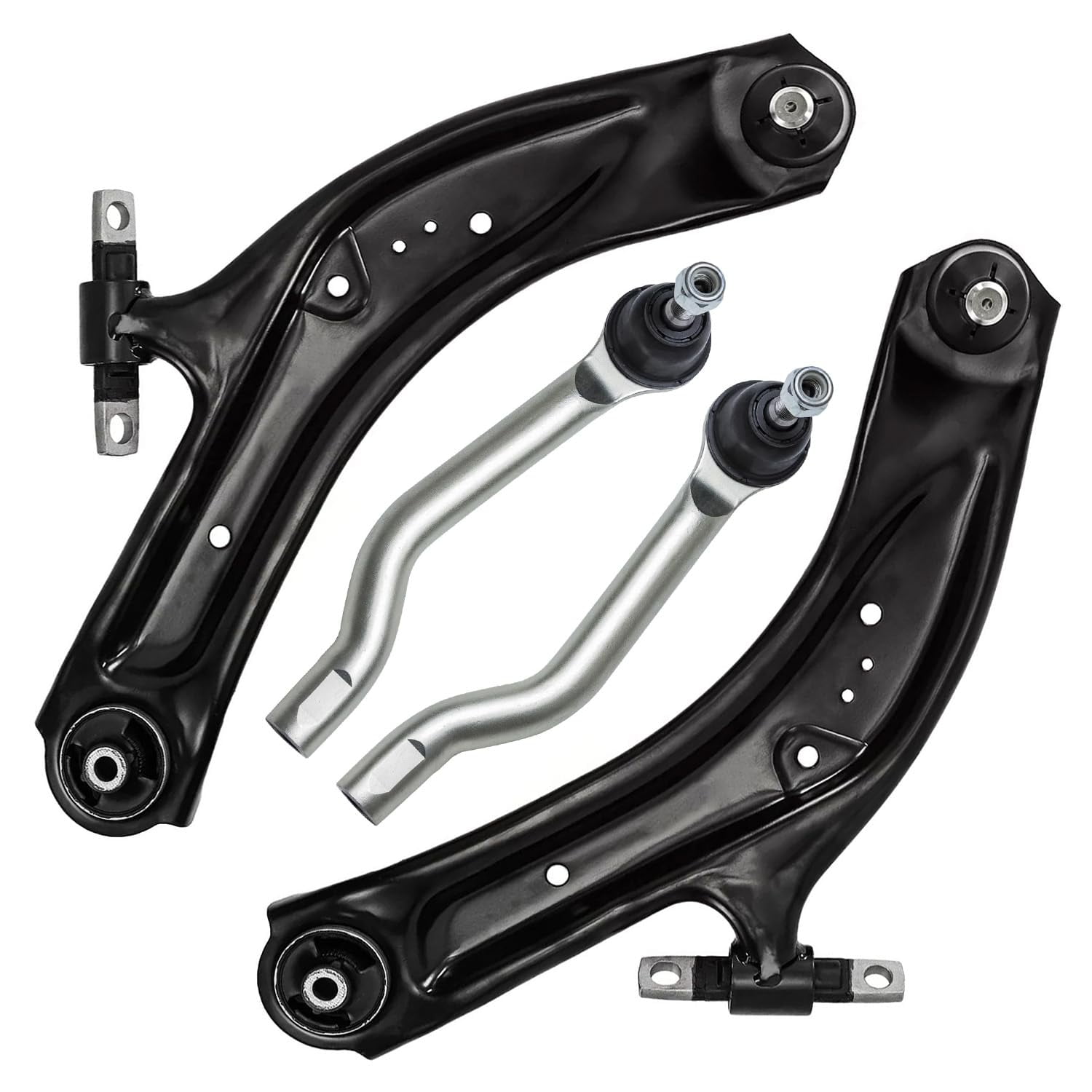 Detroit Axle - Front Lower Control Arm w/Ball Joint + Outer Tie Rods ...