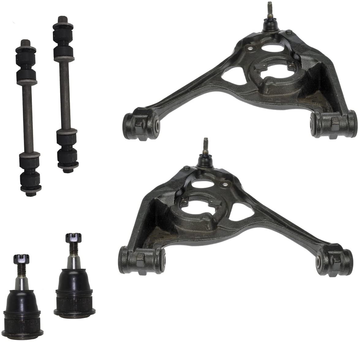 Detroit Axle - Front Lower Control Arms for 2WD 2003-2013 Chevy GMC ...