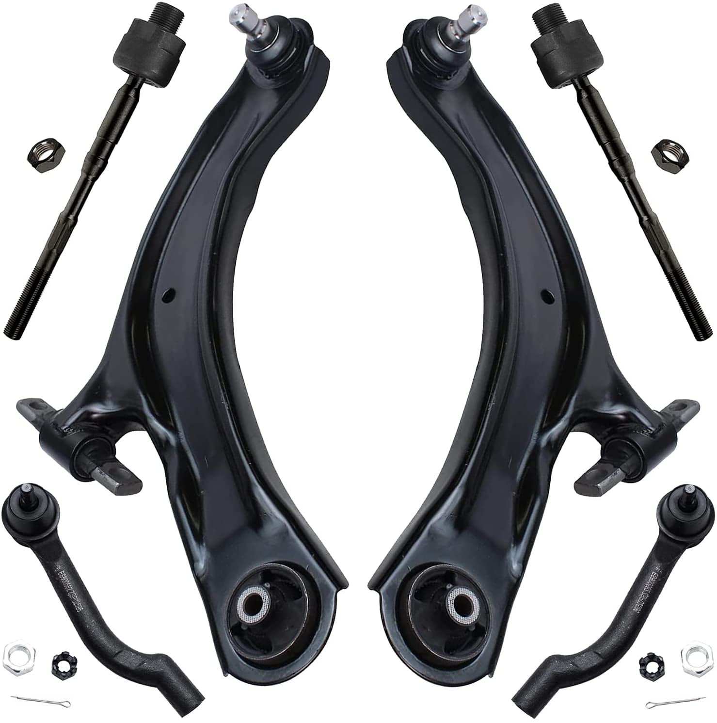 Detroit Axle - Front Lower Control Arms and Inner Outer Tie Rods ...