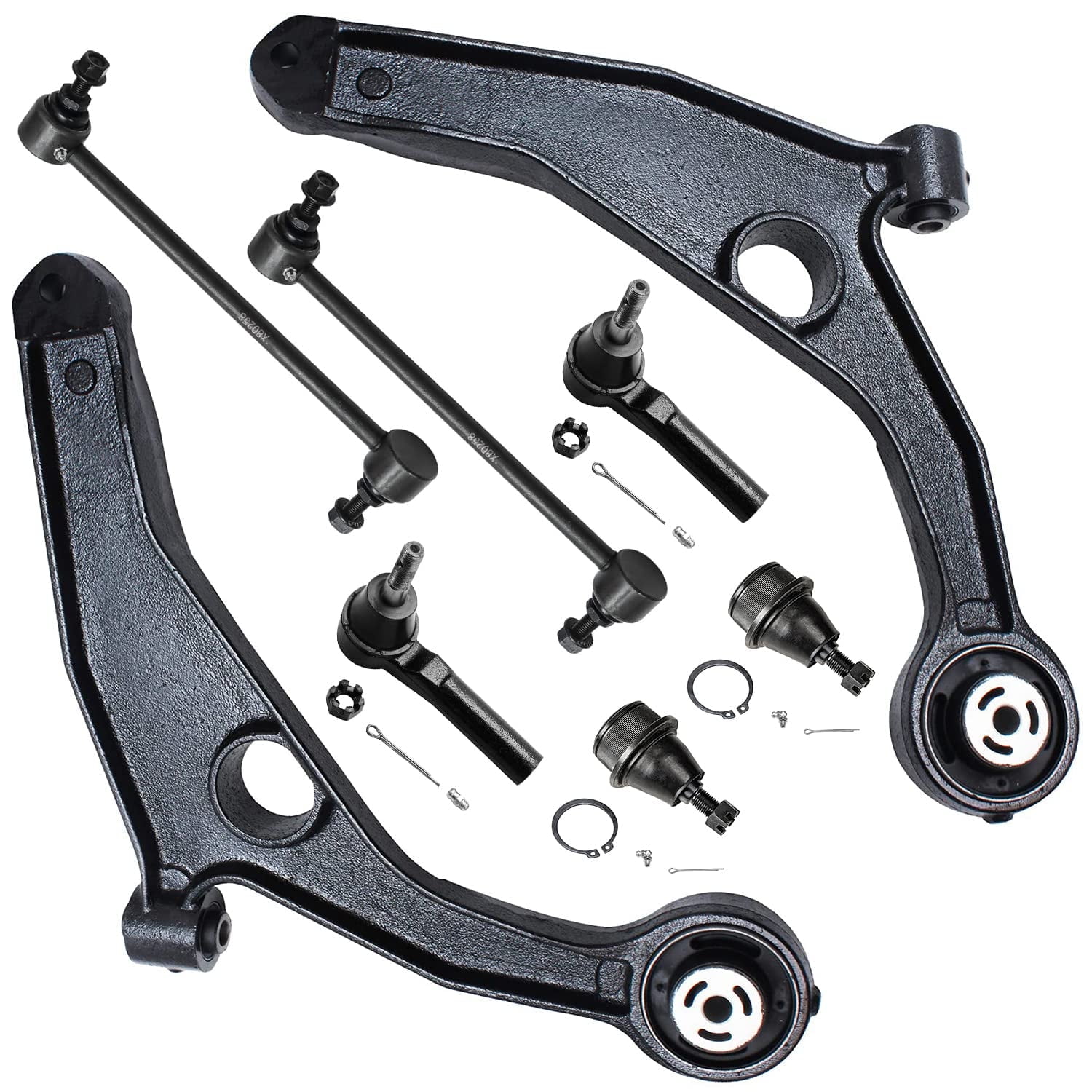 Detroit Axle Front Lower Control Arms w/Ball Joint Sway Bar Links Outer ...