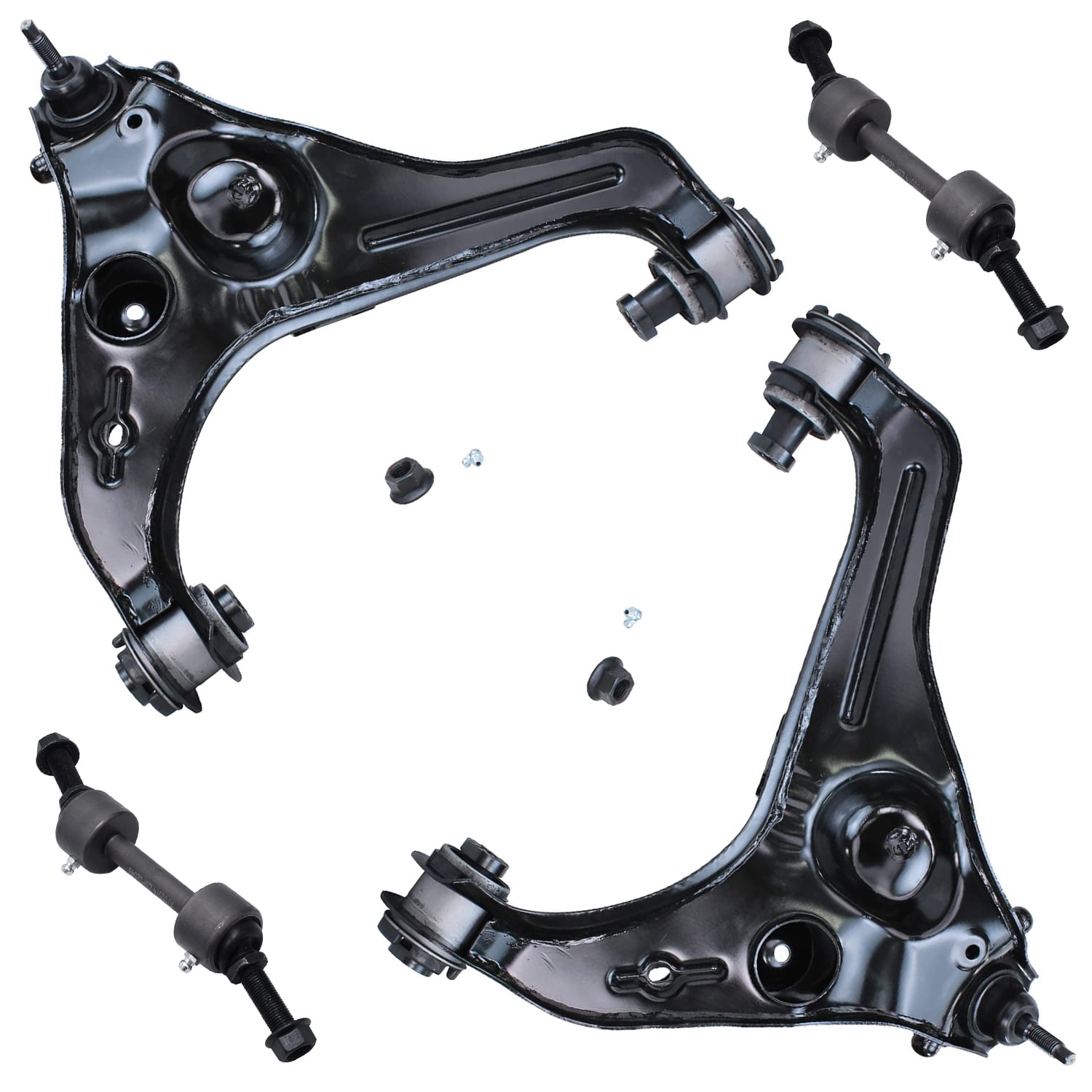 Detroit Axle - Front Lower Control Arms w/Ball Joint Sway Bar Links ...