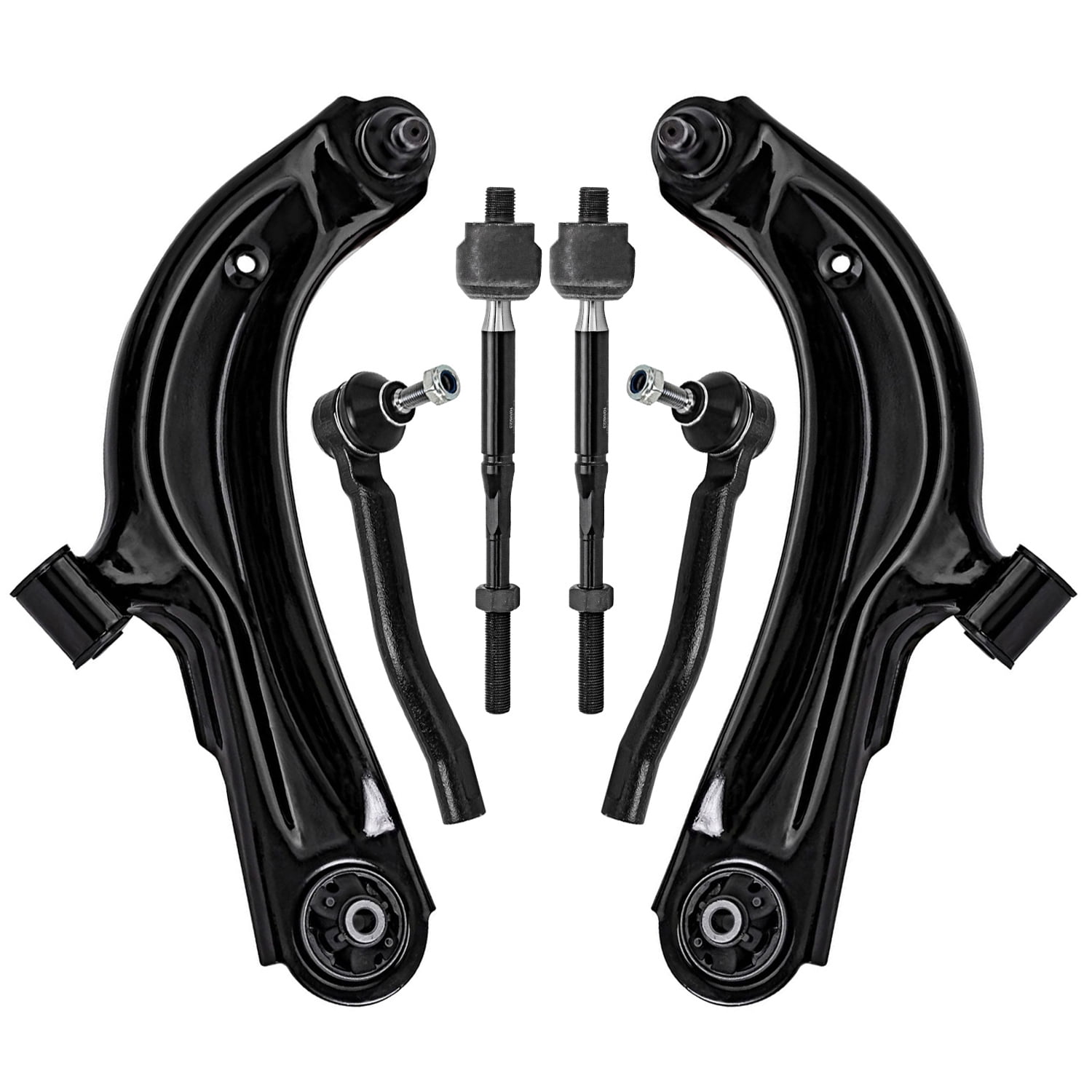 Detroit Axle - Front Lower Control Arms w/Ball Joints Outer Inner Tie ...