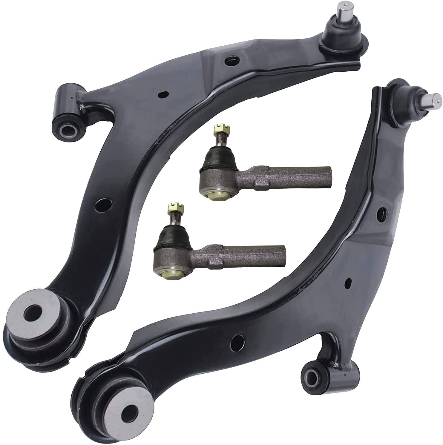 Detroit Axle - Front Lower Control Arms w/Ball Joints Outer Tie Rods ...