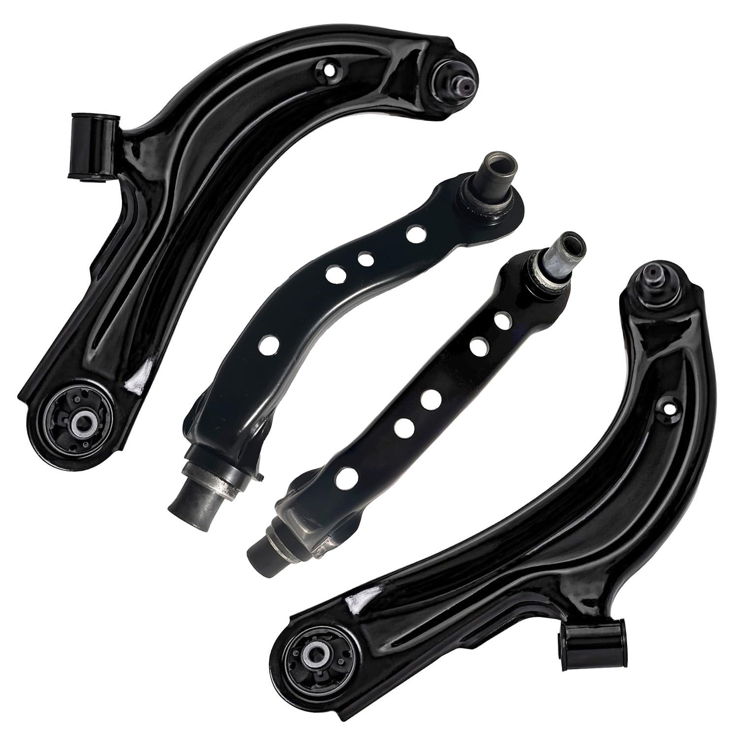 Detroit Axle - Front Lower Upper Control Arms w/Ball Joints Replacement ...