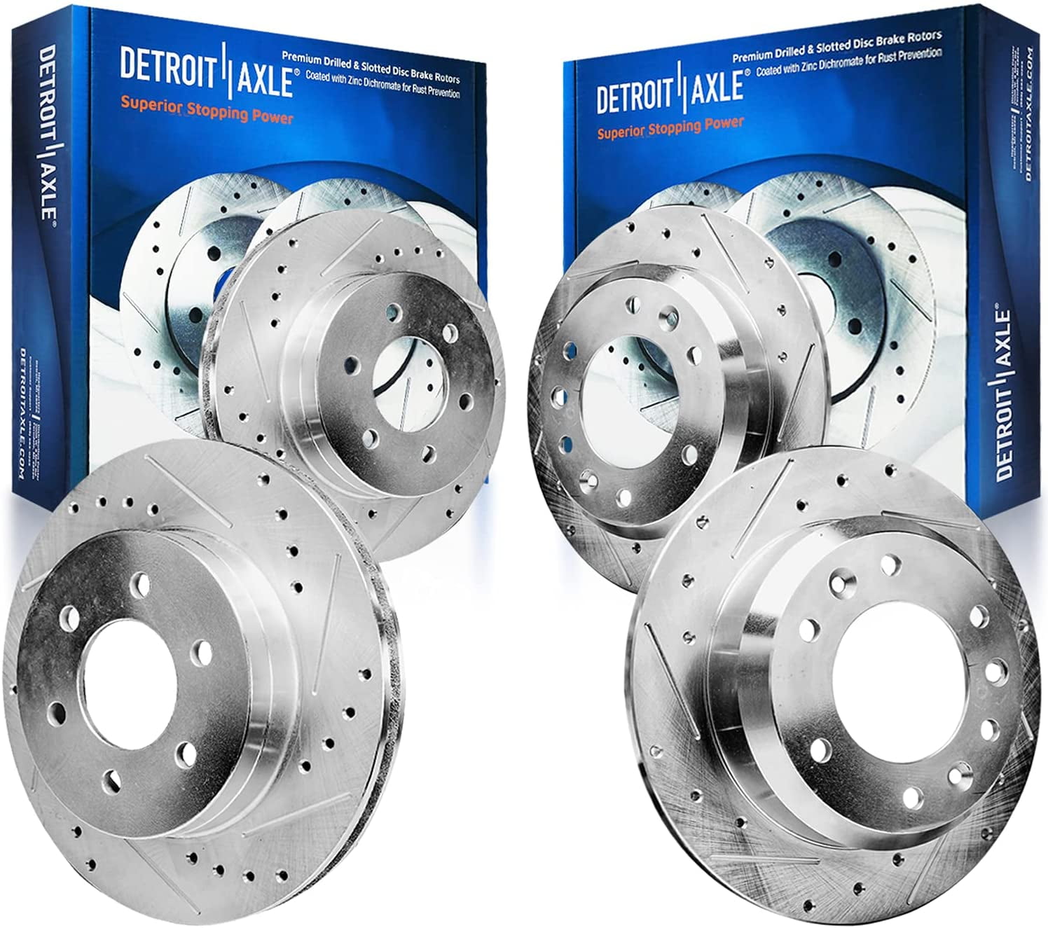 Detroit Axle - Brake Rotors for 2006-2012 2014 Kia Sedona, 2007-2009 ...