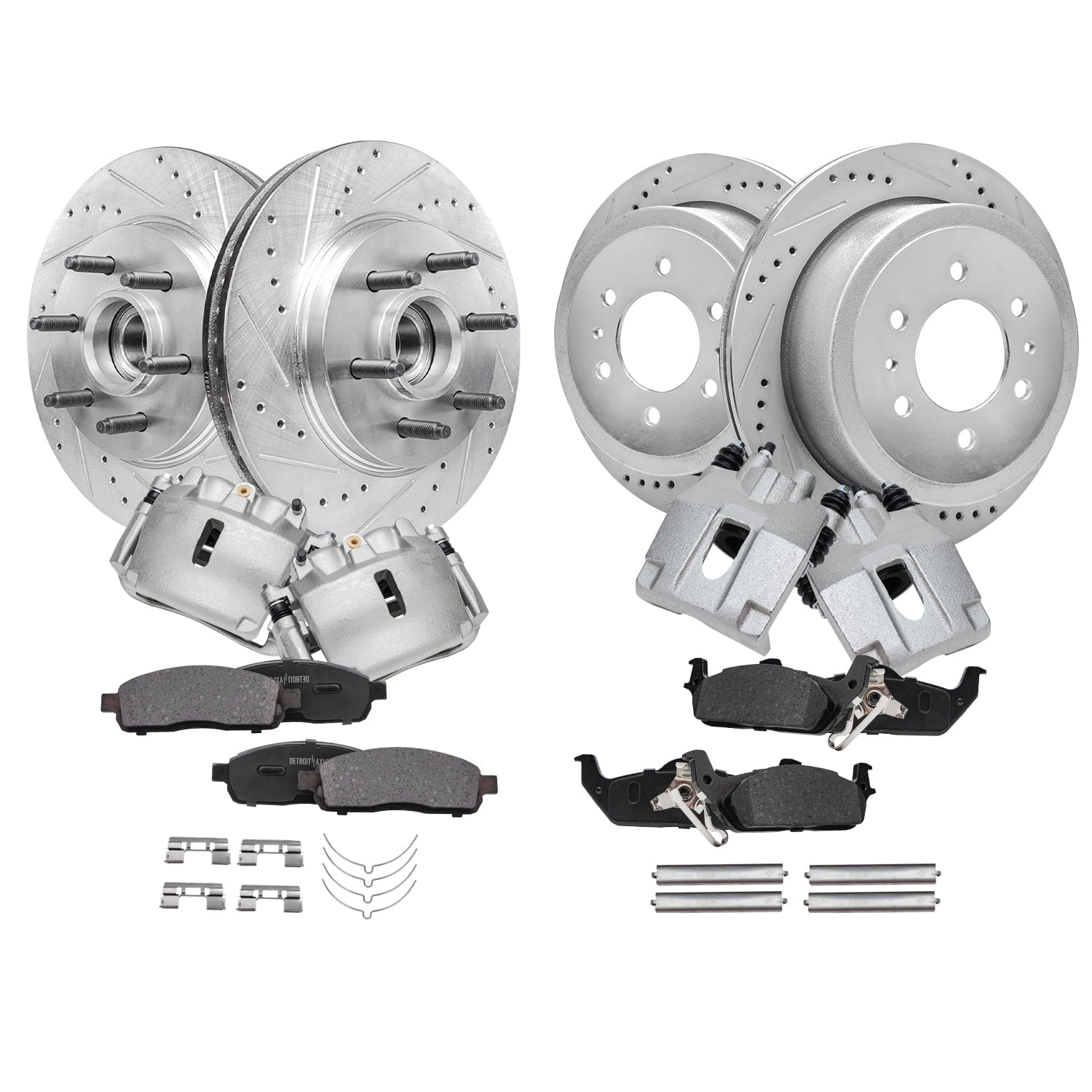 Detroit Axle - RWD Brake Kit for 2005-2008 Ford F-150 2006-2008 Lincoln ...
