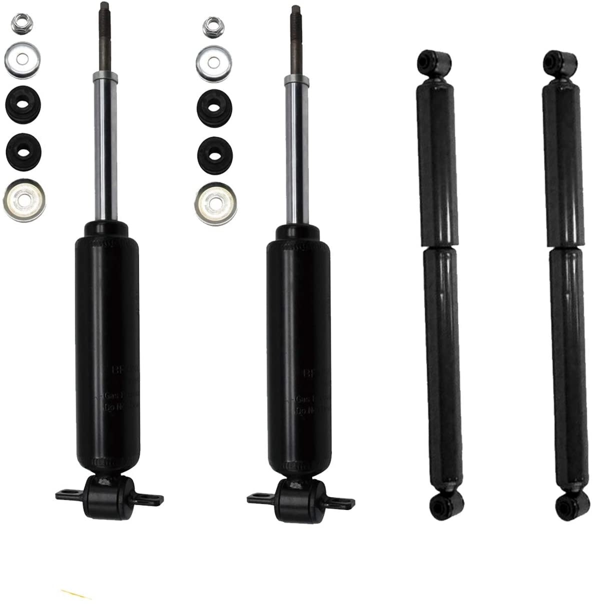 Free Shipping! Detroit Axle - Front & Rear Shock Absorbers Assembly ...
