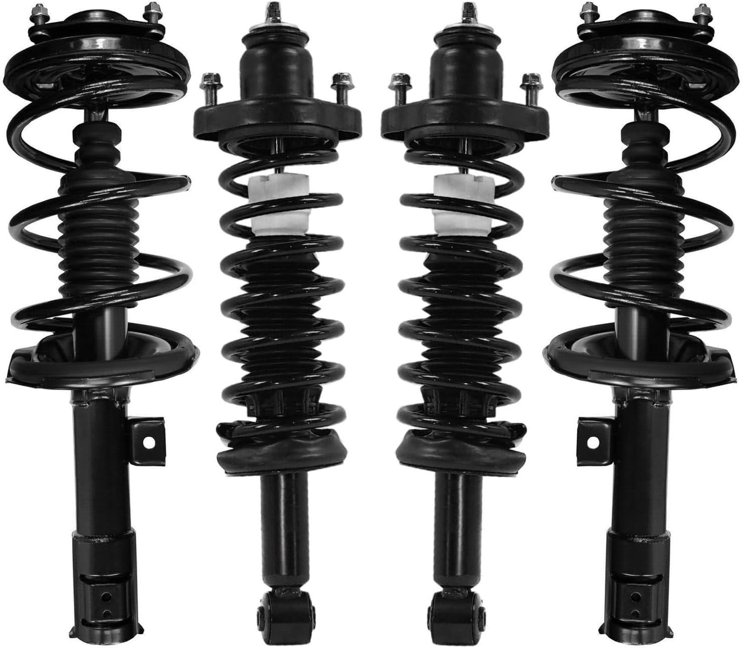Detroit Axle - Front Rear Struts for 2008-2010 Mitsubishi Lancer [DE ...