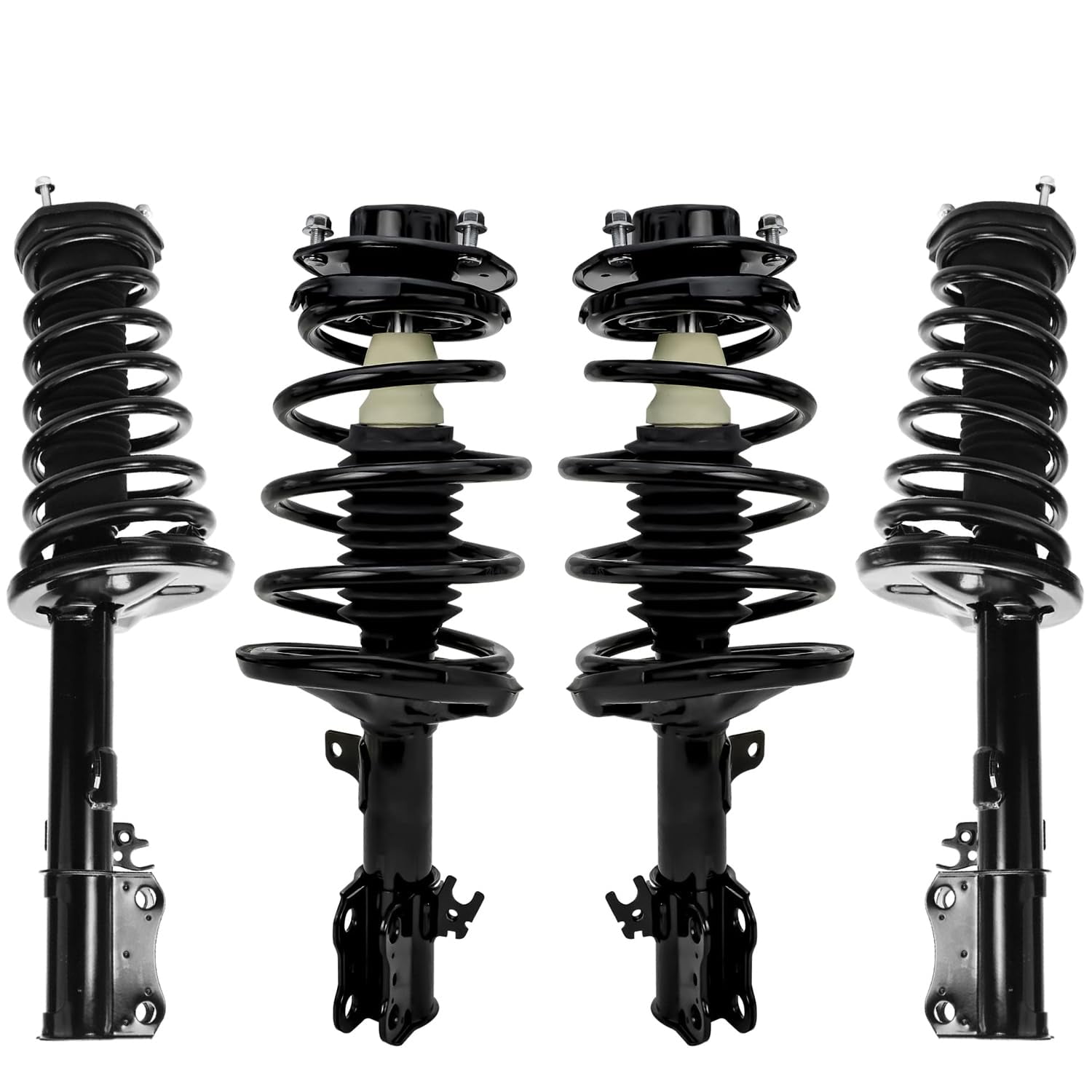 Detroit Axle - Front and Rear Struts with Coil Spring Replacement for ...