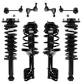 Detroit Axle - Front & Rear Struts with Coil Spring + Sway Bar End ...