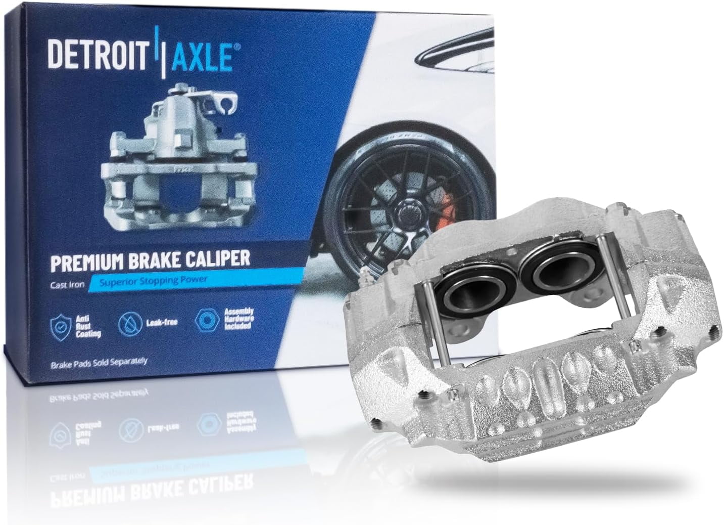 Detroit Axle - Front Right Brake Caliper for 1988-1991 Toyota 4Runner ...