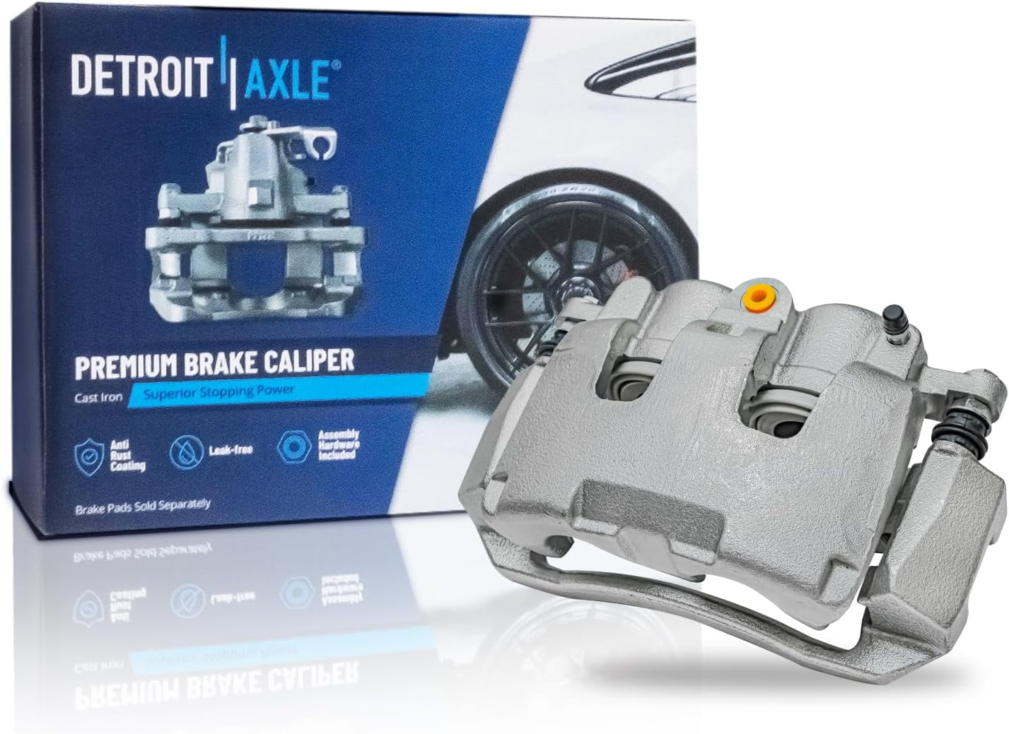 Detroit Axle - Front Right Brake Caliper for 2009-2018 Ram 1500, 2019 ...