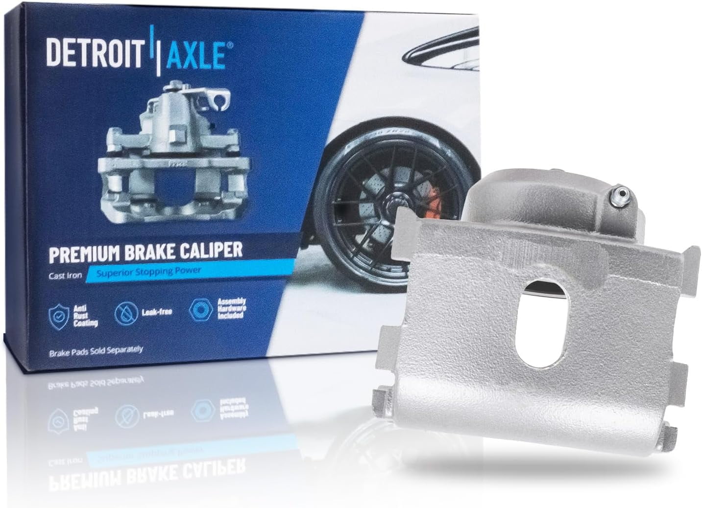 Detroit Axle - Front Right Brake Caliper for Chrysler Town & Country ...