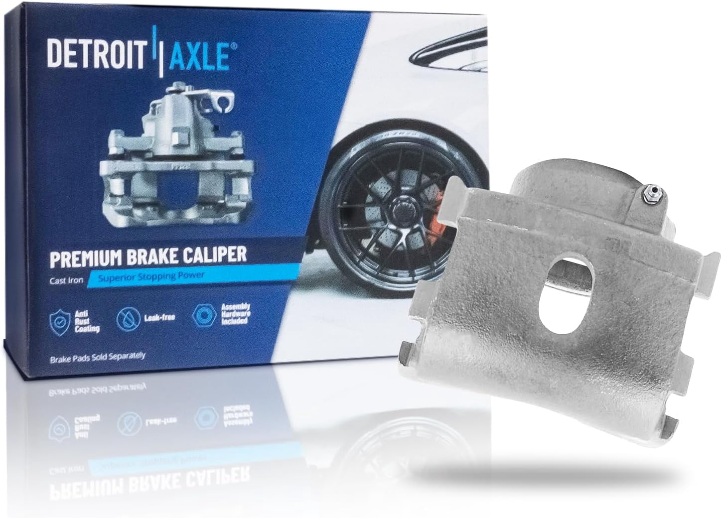 Detroit Axle - Front Right Brake Caliper for Dodge B100 B150 B1500 B250 ...