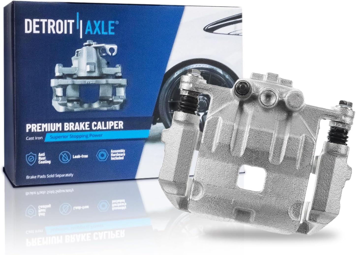 Detroit Axle - Front Right Brake Caliper for Ford 2011-2019 Fiesta ...