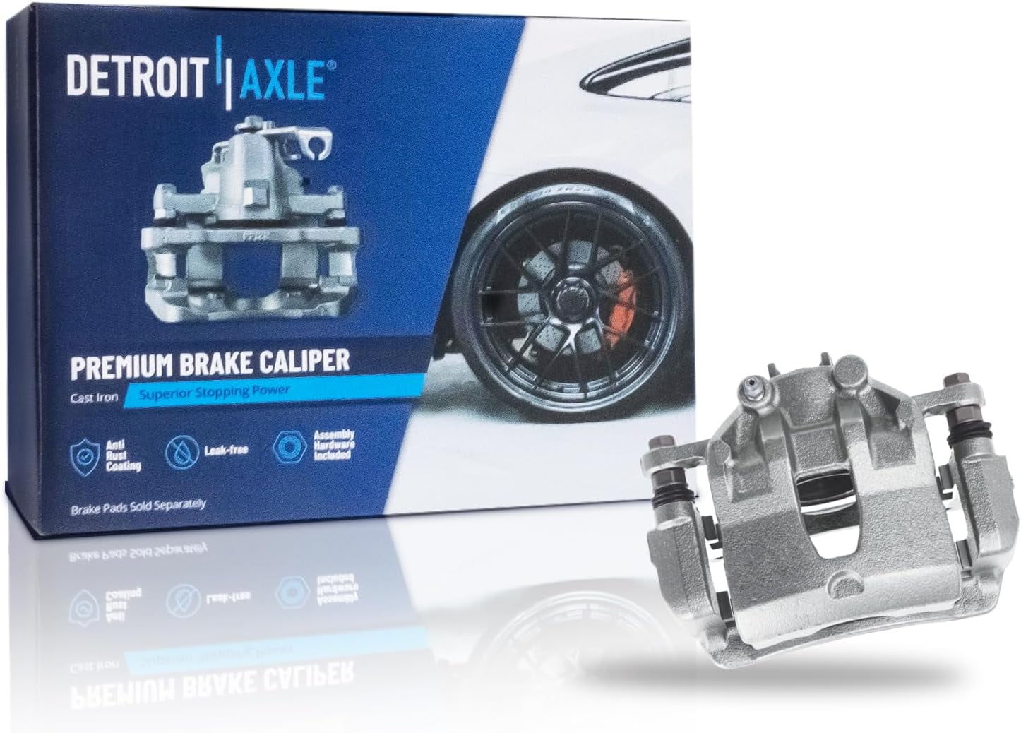 Detroit Axle - Front Right Brake Caliper w/Bracket Replacement for 2012 ...