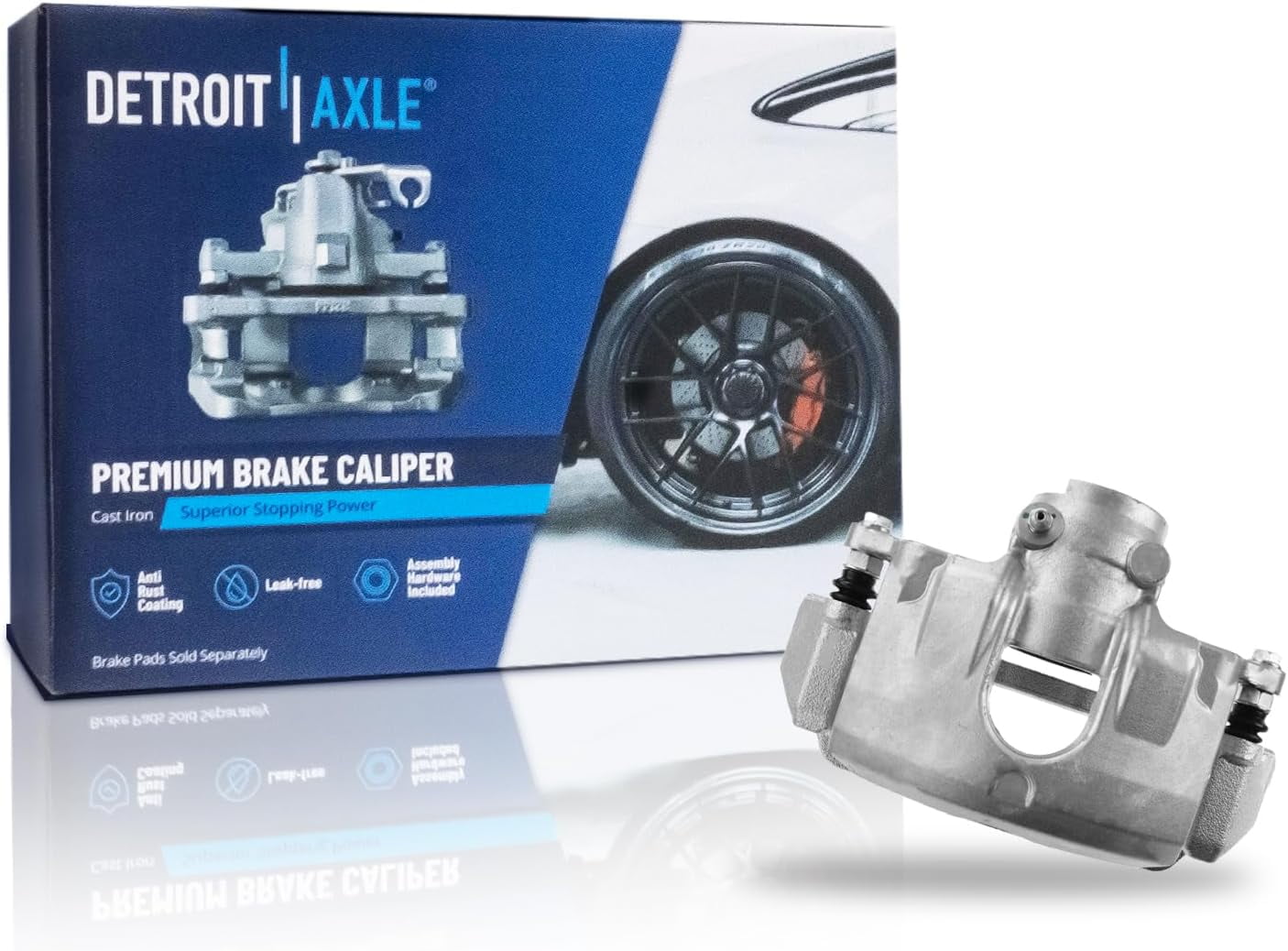 Detroit Axle - Front Right Brake Caliper with Bracket Replacement for ...